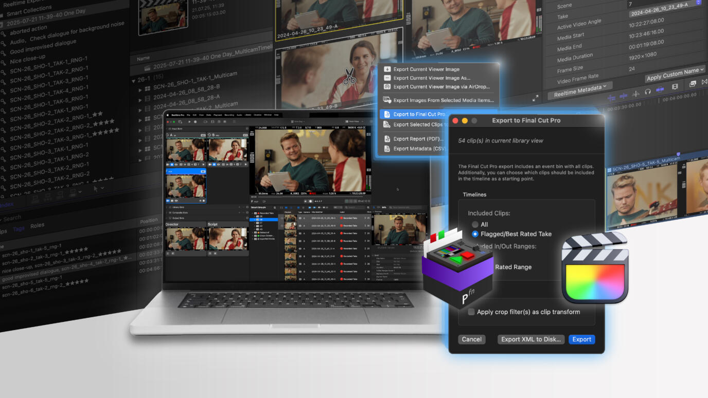 以 Reeltime Pro 和 Final Cut Pro 建立完整片场剪辑工作流 - 尊正资讯